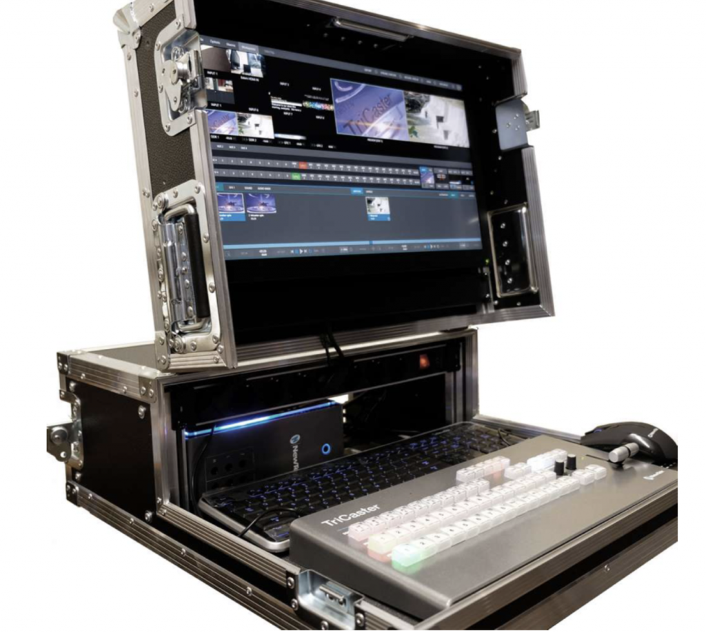 Live Stream NewTek - TriCaster Mini 4K Mobile Regie - plenamedia.tv